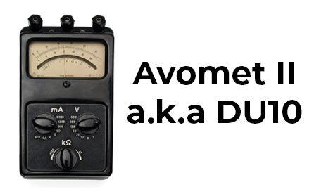 DU10 / Avomet II - ručičkový merací prístroj - Elso Philips Service